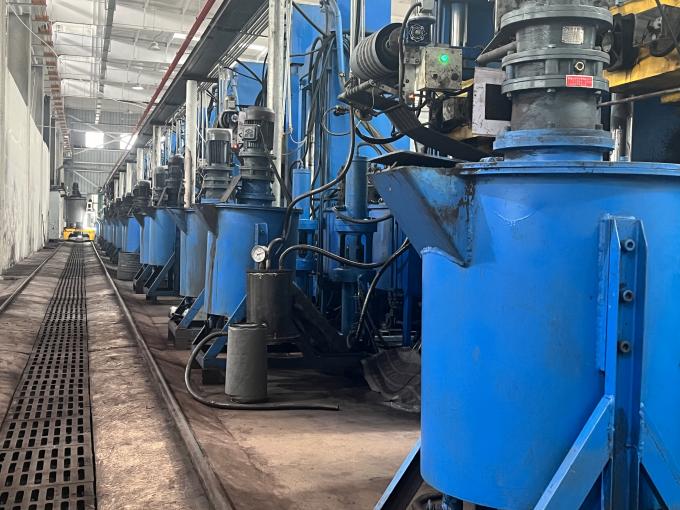 Permanent ferrite magnets ferrite production process --Compression moulding