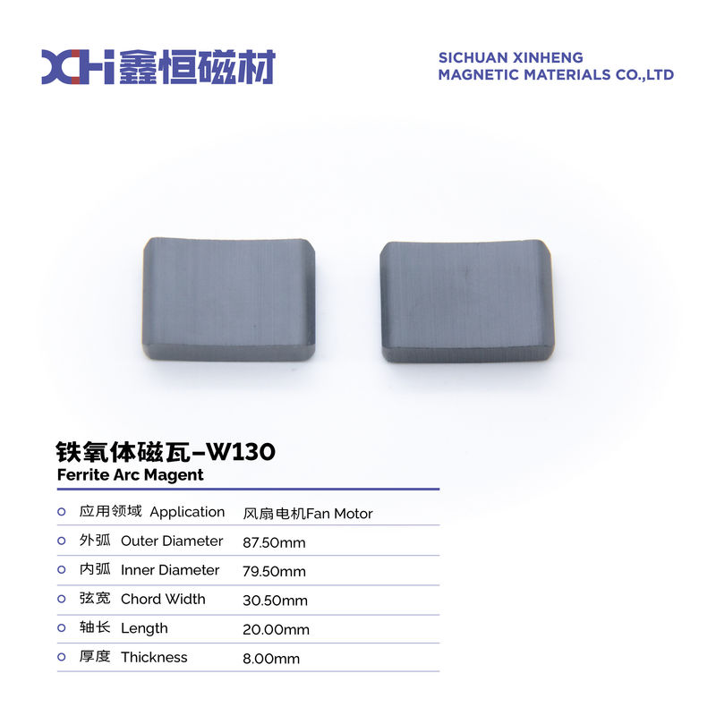 Strontium Ferrite Arc Strong Segment Permanent Ferrite Magnet For Floor ...